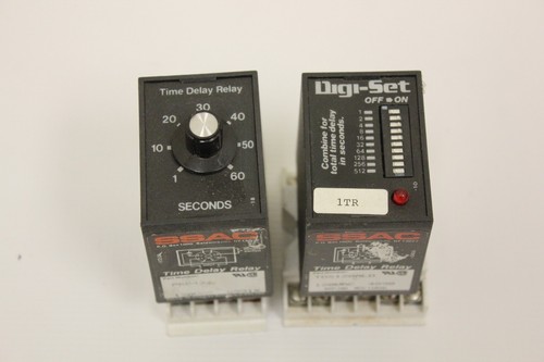 SSAC Digiset PRB43 + TDS120ALD Time Delay Relay 120 VAC | eBay