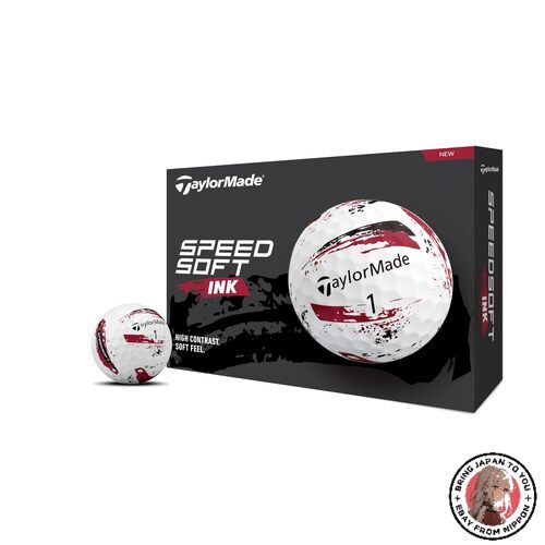 NEW Taylor Made TMJ24 SpeedSoft INK RED 12 pieces Speed Soft Ink Red ...