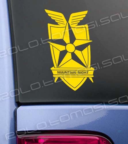 MFP MAD MAX sticker badge MAIN FORCE PATROL Road Warrior Interceptor ...