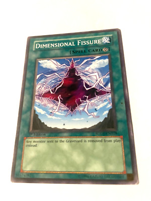 Dimensional Fissure - SDDE-EN028 - Common - 1st Ed - MP - Yugioh! | eBay
