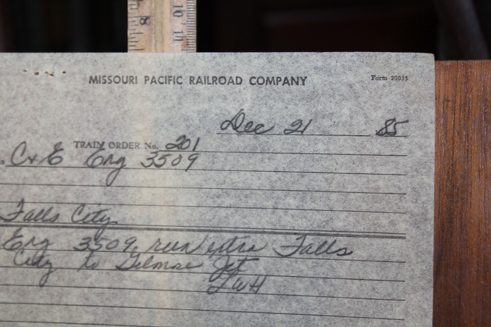 Vintage 1985 Missouri Pacific Railroad Form 20035 | eBay