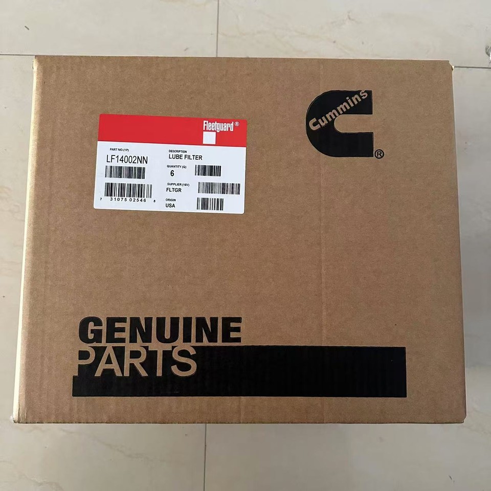 OEM 6 Pack For LF14002NN Fleetguard Genuine Lube Oil Filter Free ...