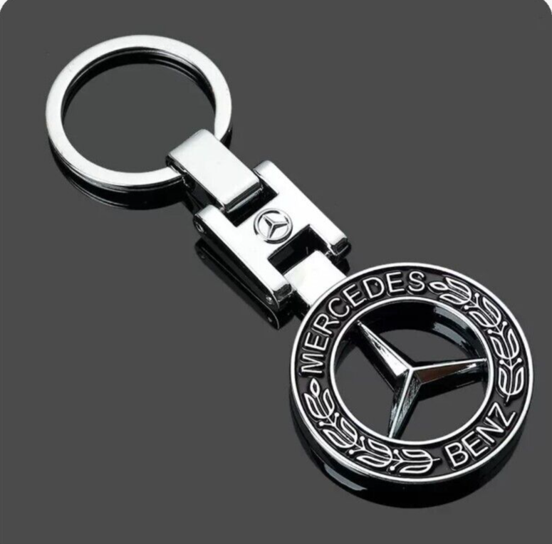 Metal Car Home Keychain Key Chain Ring Gift for Mercedes-Benz AMG Sport ...