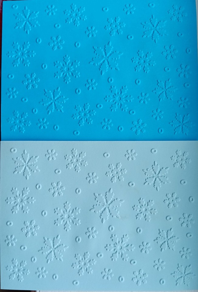 MichiganMade Embossed Card Stock - Winter Snowflakes - Choose Your ...