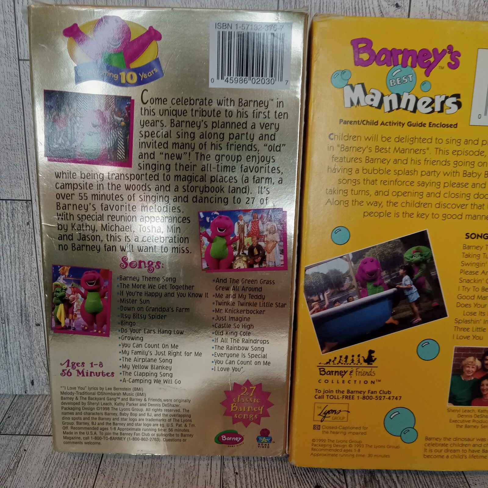Barney and Friends Classic Collection VHS | Grelly USA