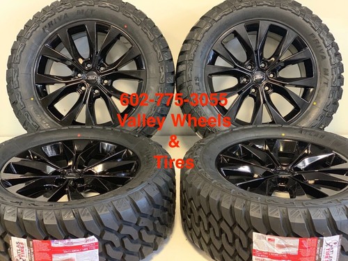 20" OEM Factory Ford F-150 King Ranch BLACK WHEELS RIMS TIRES OFF-ROAD ...