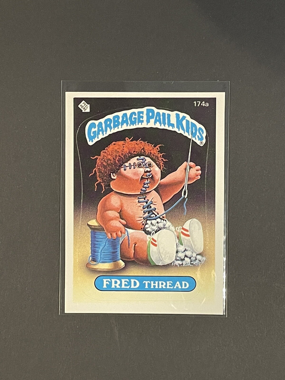 1986 Garbage Pail Kids Series 5 #174a Fred Thread GPK MINT | eBay