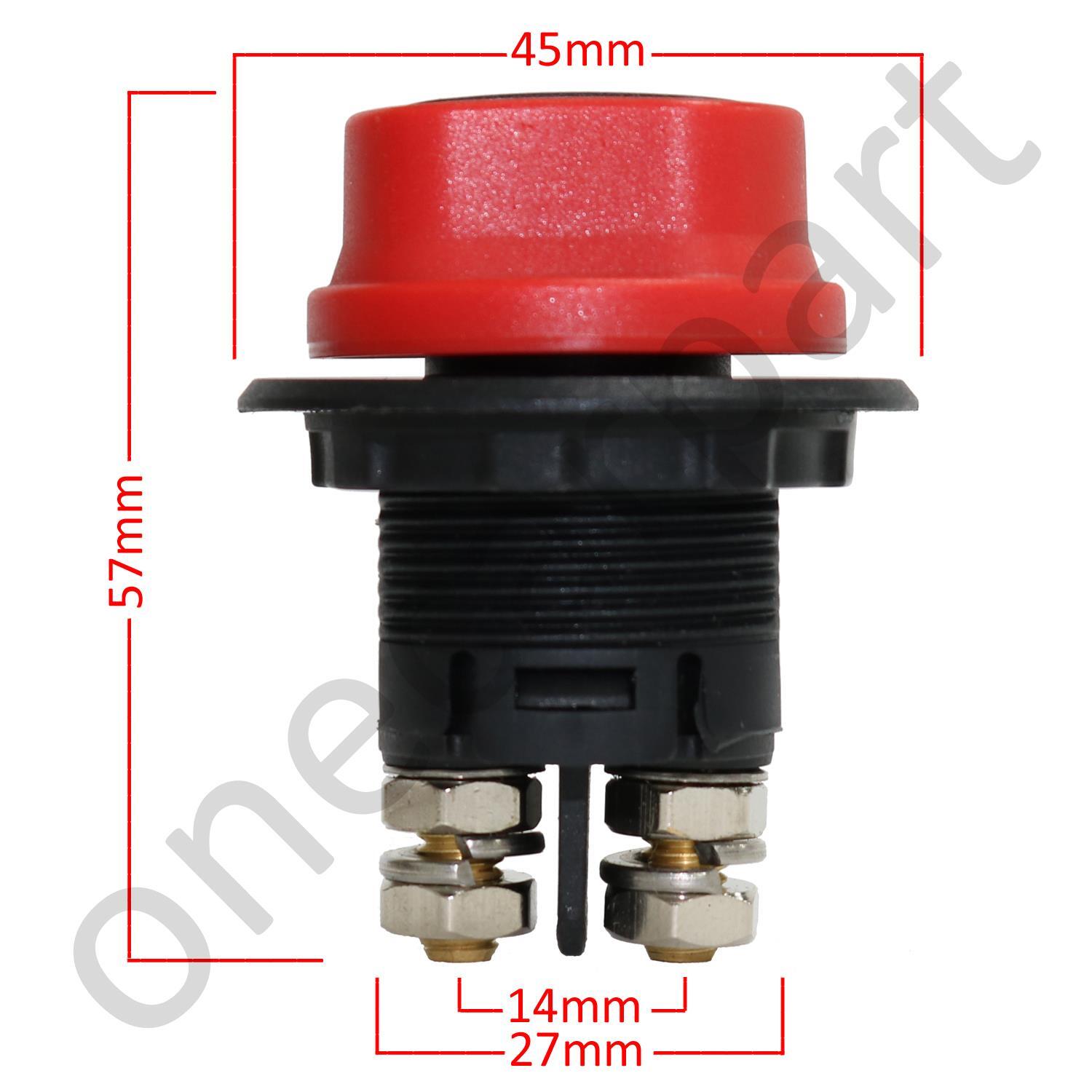 Heavy Duty Mini Battery Cut Off Kill Switch | Grelly UK