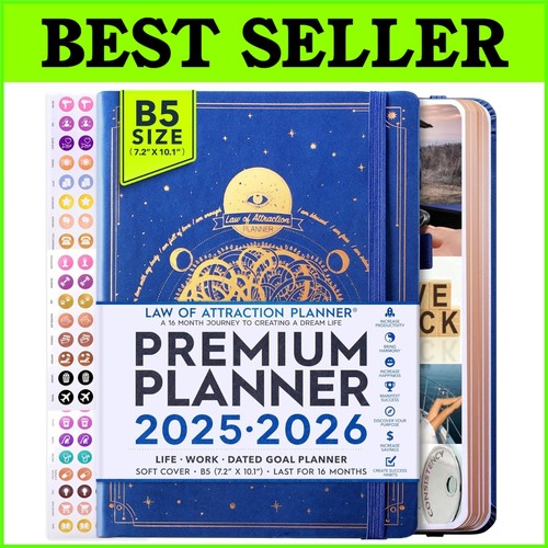 B5 Weekly and Monthly Planner with Gift Box & Stickers for Your Best ...