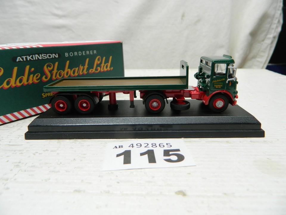 Atlas Eddie Stobart Atkinson Borderer Artic & Flatbed Trailer 4 649 103 ...