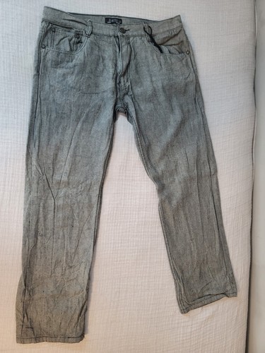 Jeanetix 36 Mens Pants With Black Trim Pockets 36x30 | eBay