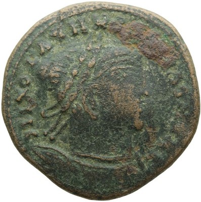 Roman Bronze Coin. CONSTANTINE I, AE-Follis. 'Barbarous' Imitative ...