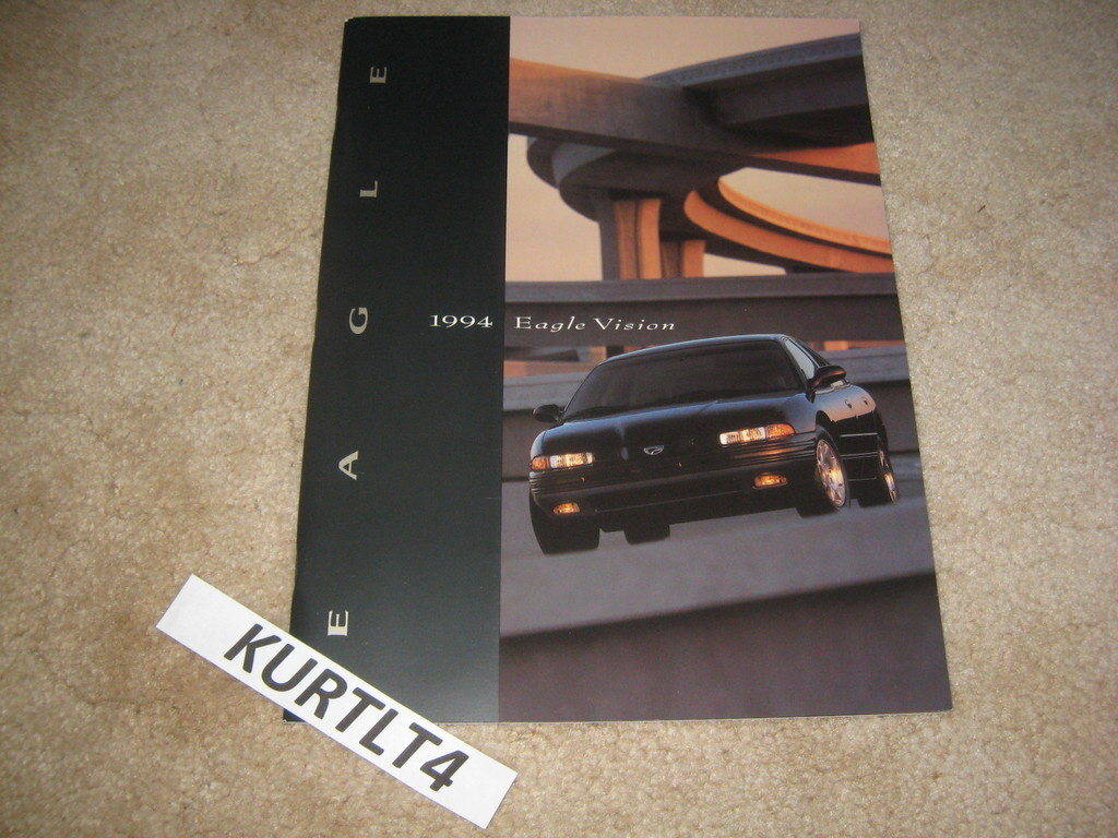 1994 Eagle Vision ESi TSi sales brochure DELUXE dealer literature | eBay