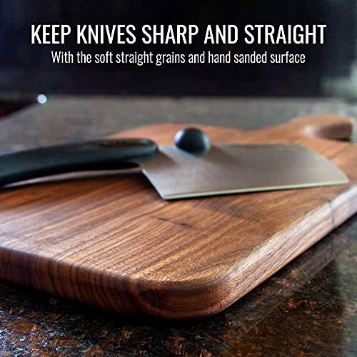 Home Dark Walnut Wood Cutting Board For Kitchen Seasoned Chopping Board ...