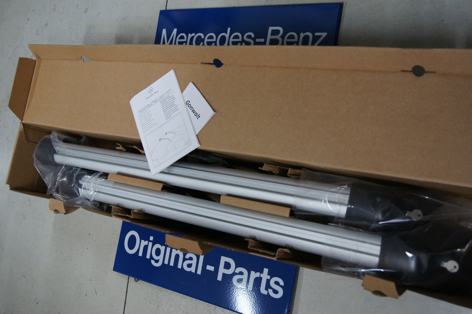 Mercedes Benz Genuine W205 Roof Rack Cross Bars 15 16 Sedan C Class ...