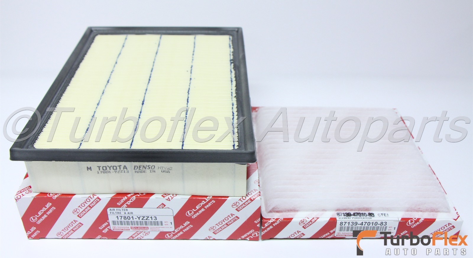 Toyota FJ Cruiser 2010-2014 V6 4.0L Genuine Air & Cabin Filter Kit ...