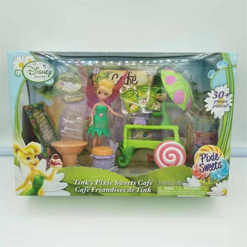 Disney Fairies Tink's Pixie Sweets Cafe 33 PCS Kids Toy Cake Topper ...