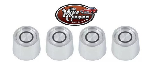 Magnum 500 Chrome Center Caps Set/4 Bulls Eye for Mopar AMC 1967-1976 ...