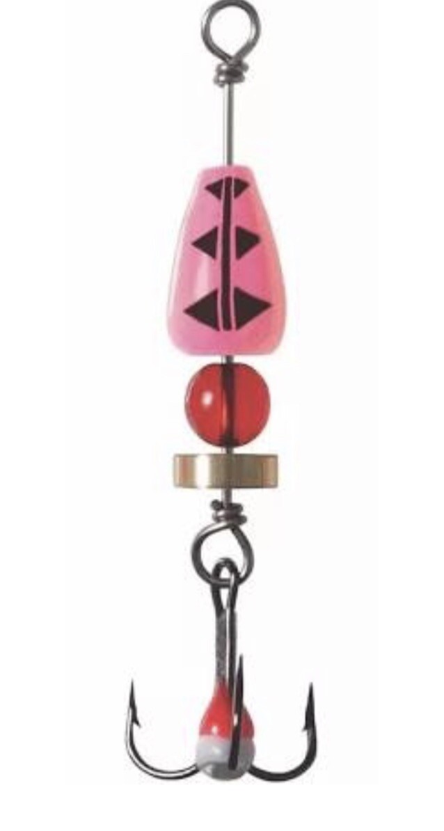 Clam Time Bomb Rattle Spoon 1/8 OZ Glow Red Tiger | eBay