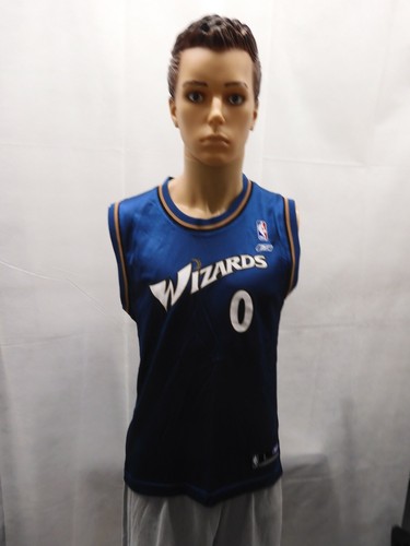 Washington Wizards Gilbert Arenas Reebok Blue Jersey Youth L NBA | eBay