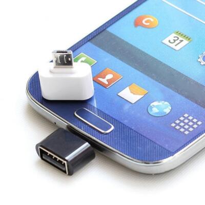 USB Female to Micro USB Male OTG Adapter Connector Jack Plug Phone ...