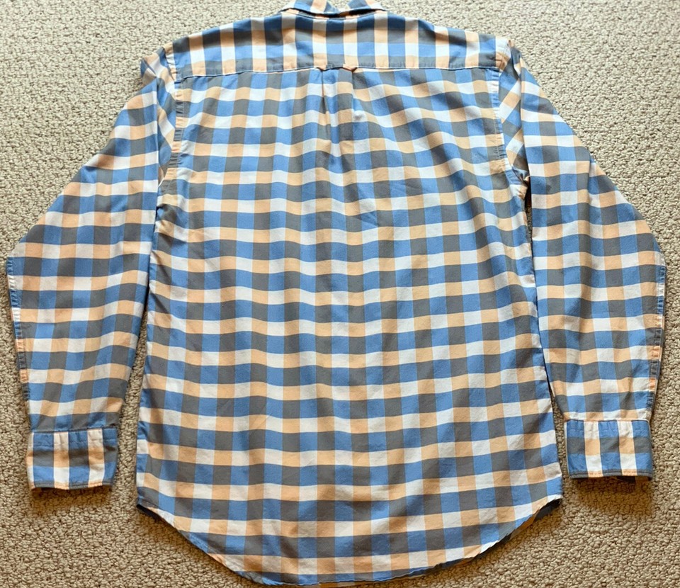 IZOD Saltwater Relaxed Classics Newport Oxford Plaid Button Down Shirt ...