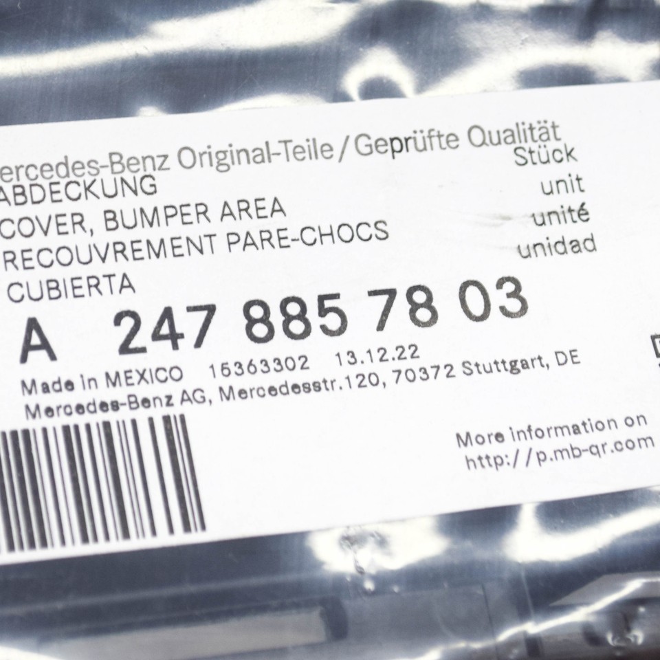 MB GLB X247 Frontstoßstange unten rechts Grillabdeckung A2478857803 | eBay