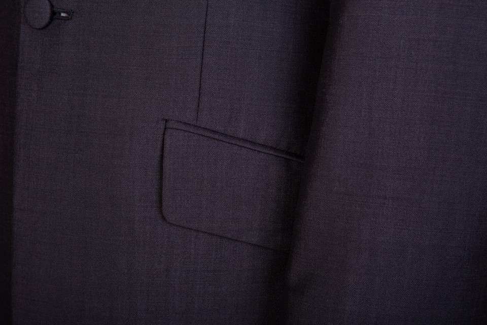 Prince Edward Grey Jacket Plain 3/4 Length Teddy Boy Drape Wedding ...