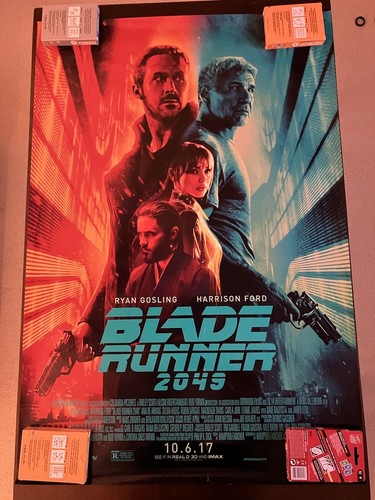 Blade Runner 2049 Movie Poster 27x40 Original Ryan Gosling Harrison ...