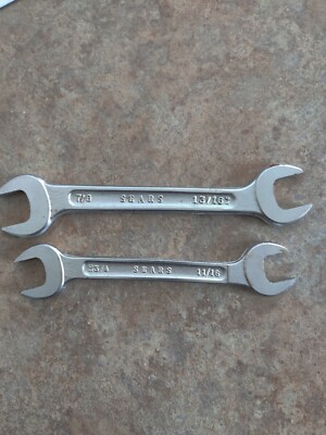Vintage Sears Wrenches 7/8-13/16 and 3/4-11/16 | eBay