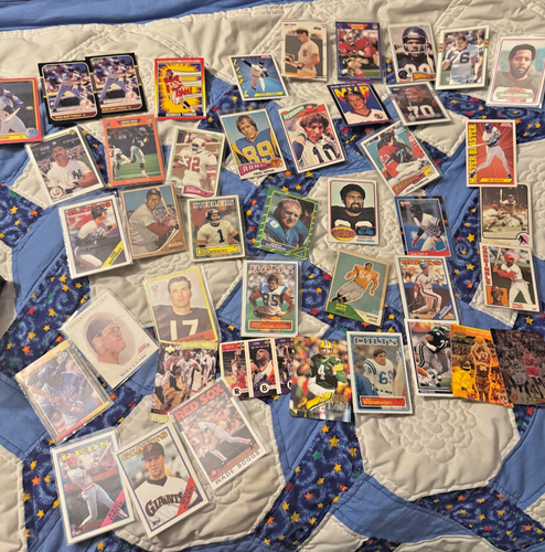 Sports Card Lot Bo Jackson Wade Boggs Don Mattingly Brett Favre Pippen ...
