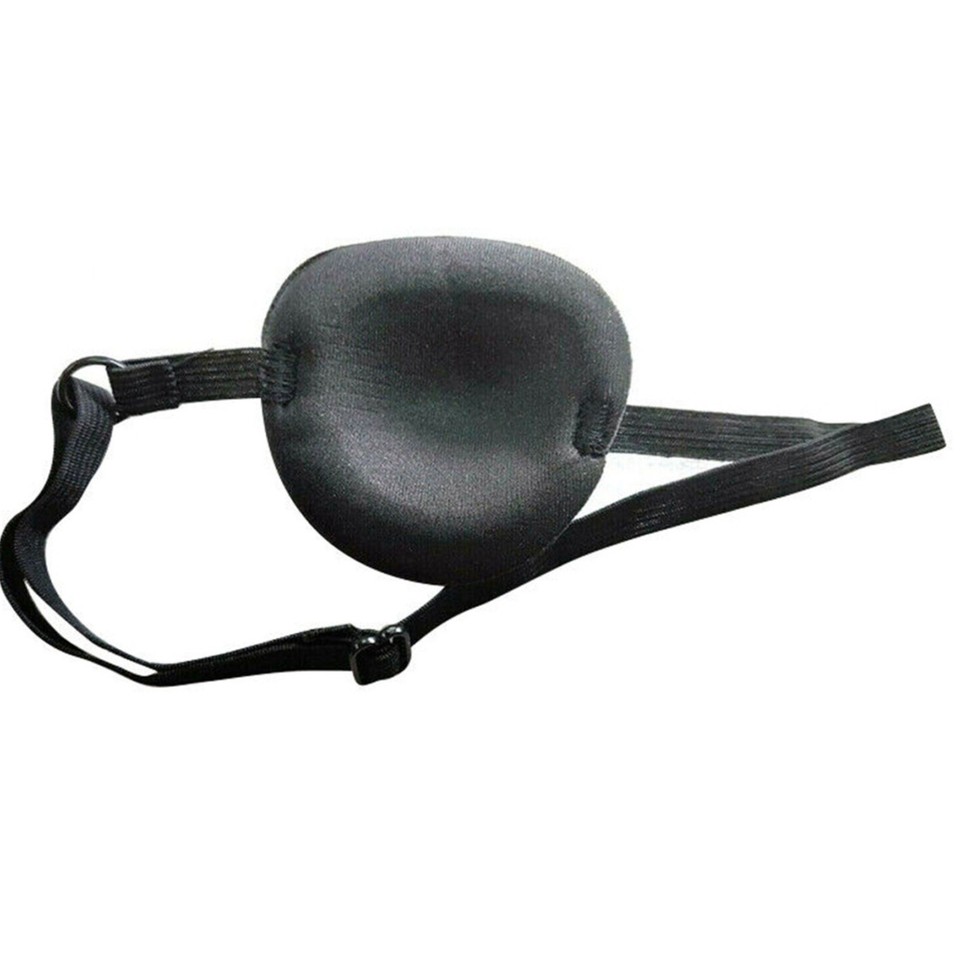 Soft Fiber / Foam Unisex Eye Patch Mask Props Medical Concave Padded ...