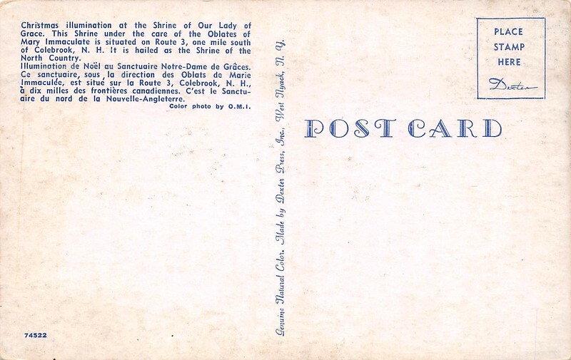 Venite Adoremus Christmas Shrine of Our Lady of Grace Rte 3 Colebrook ...