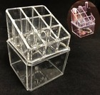 Clear Cosmetic Makeup Make Up Display Organizer Acrylic Case Box ...