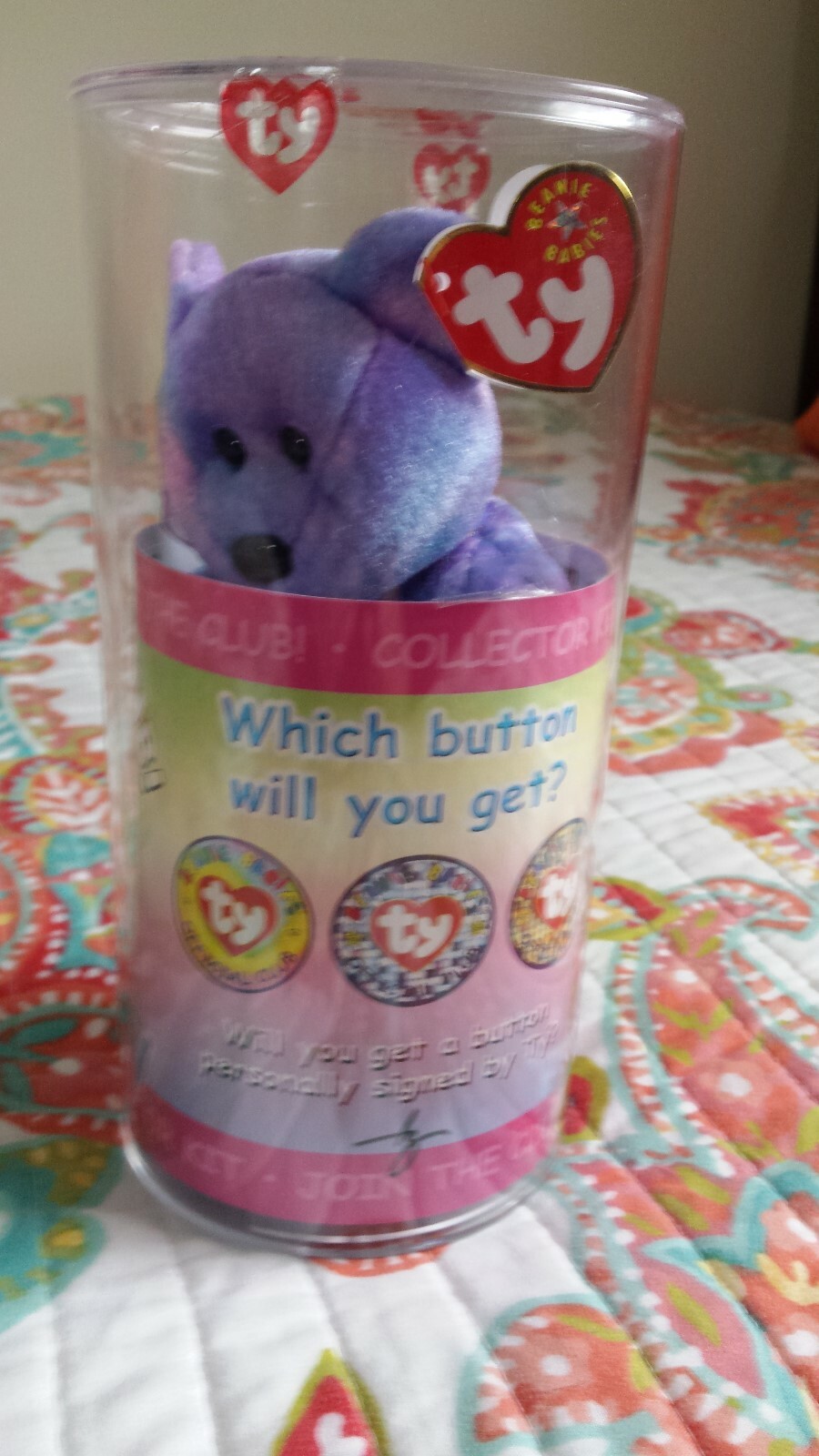 Clubby IV Beanie Baby--Will You Get a Button Personally Signed by TY ...