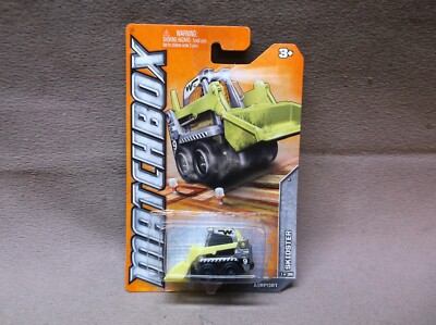 MATCHBOX 2012 #1 YELLOW SILVER SKIDSTER BOBCAT SKID LOADER BUCKET ...