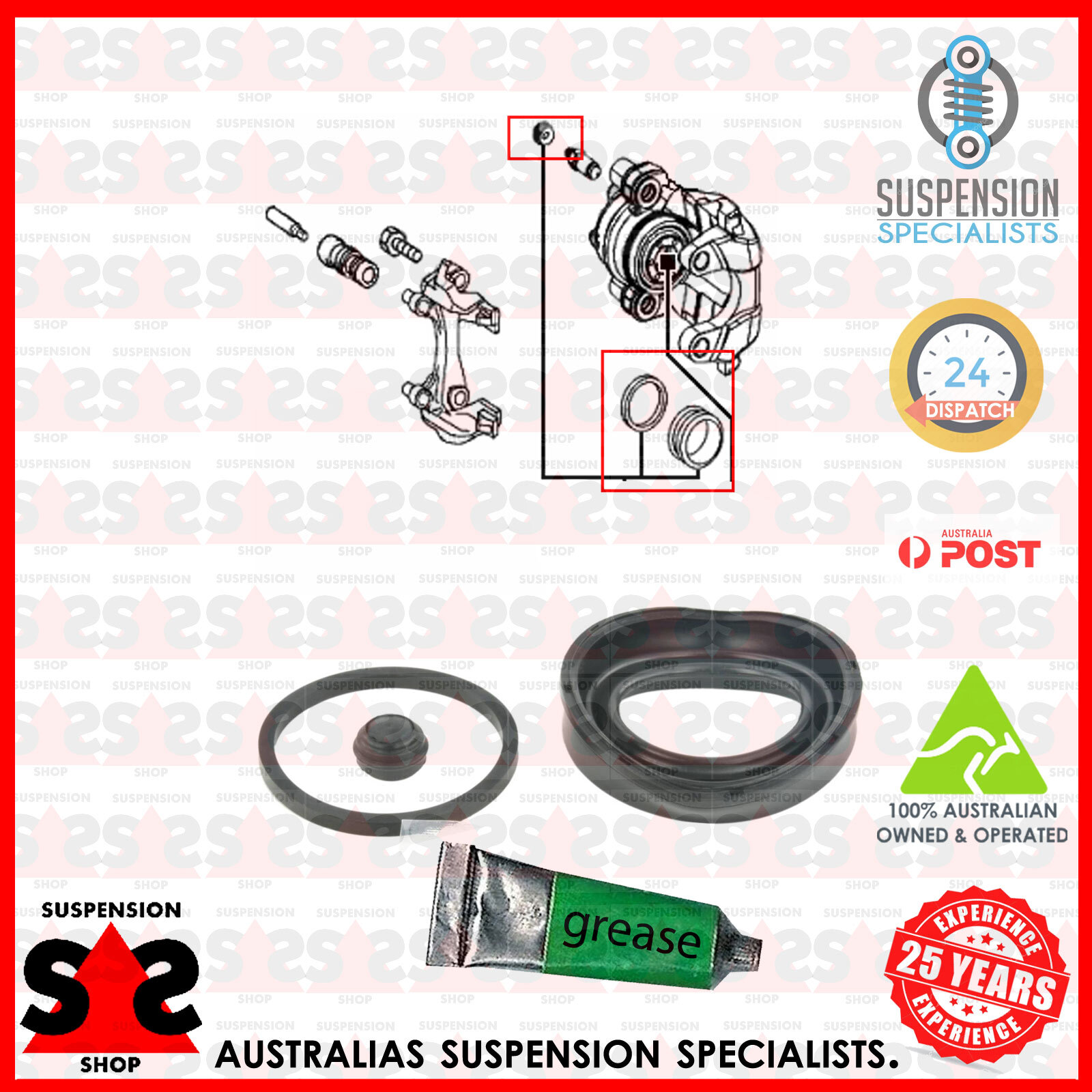 Rear Axle Repair Kit, Brake Caliper Suit BMW 5 (E60) 520 d 5 (E60) | eBay