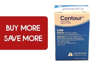 Bayer Contour Control Solution with Blood Glucose Meter System Low 1x2 ...