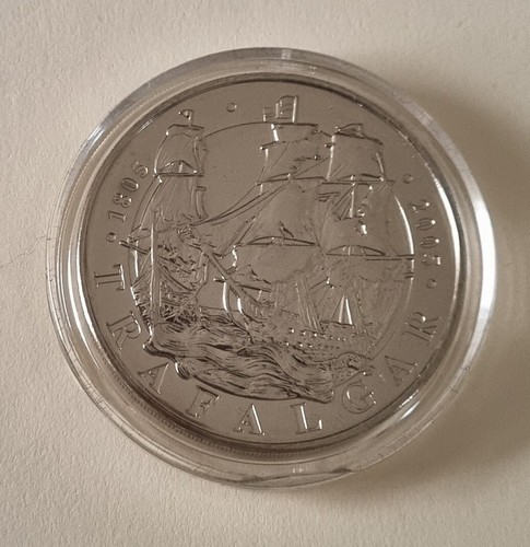 2005 GIBRALTAR Silver £5 five pounds Trafalgar coin | eBay UK