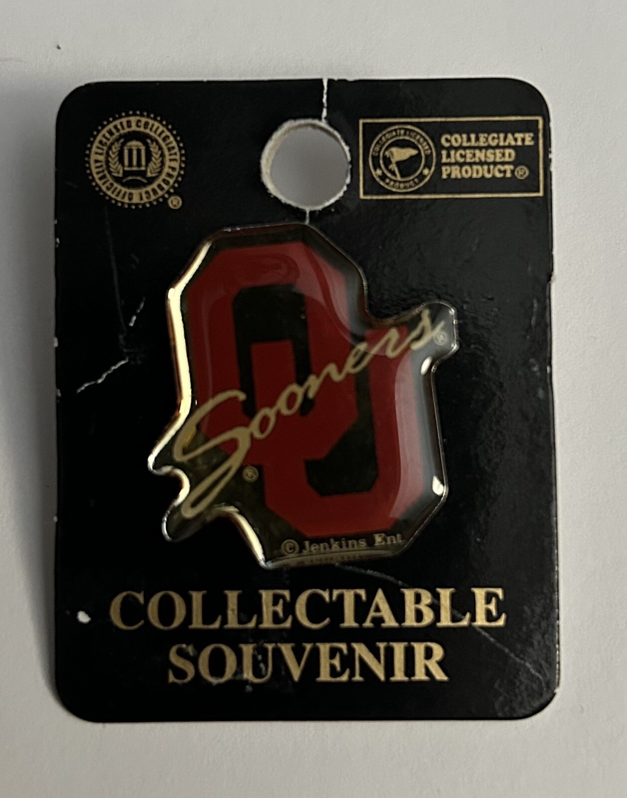 Authentic OU Oklahoma Sooners Hat Lapel Pin Collectible Souvenir | eBay