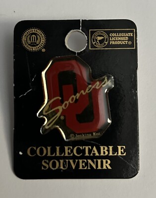 Authentic OU Oklahoma Sooners Hat Lapel Pin Collectible Souvenir | eBay