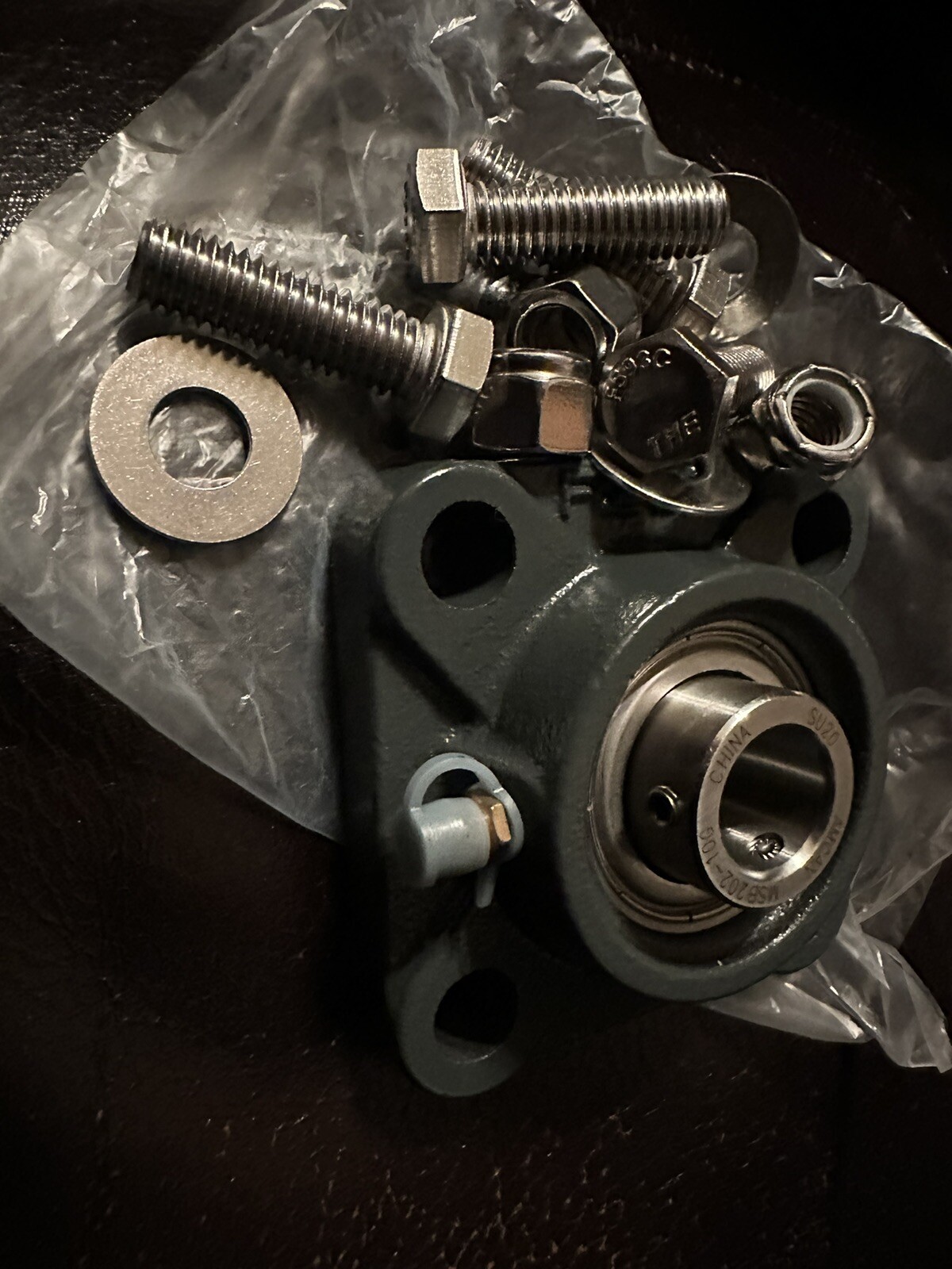 STAINLESS SS Fisher SALT SPREADER BEARING 68662 SnowEx Snow Dogg D6512 ...