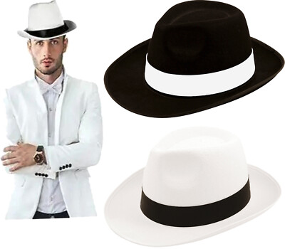 Adult Gangster Al Capone Hat Fedora Trilby Style Hat Theme Party 1920s ...