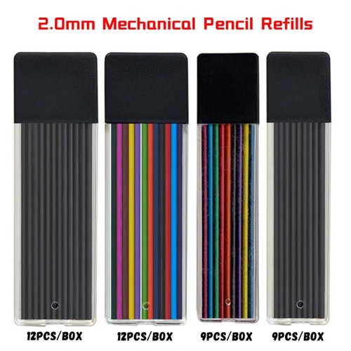 12PCS/Box Multicolor Propelling Pencil Refill Art Sketch Drawing ...