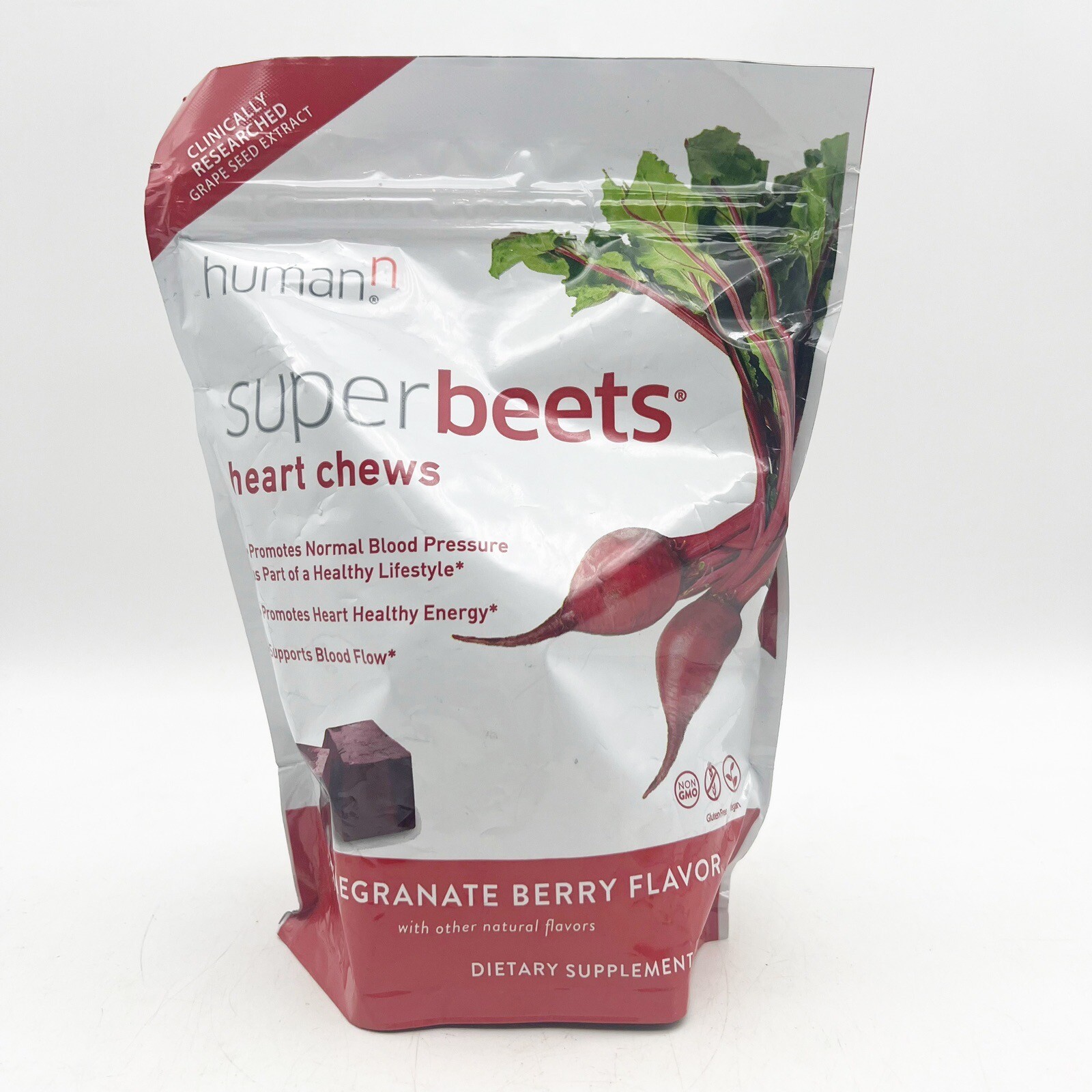 HumanN SuperBeets Grape Seed Soft Chews - 60 Count for sale online | eBay
