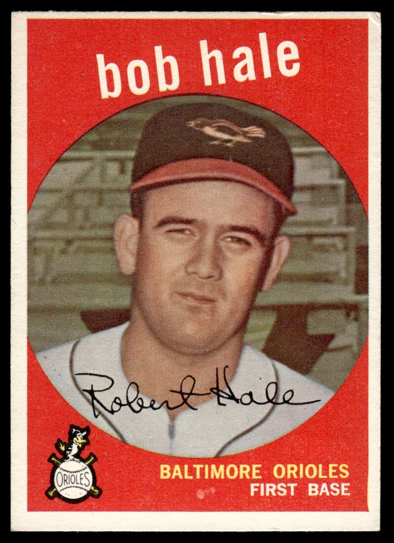 1959 Topps Bob Hale EX (B) Baltimore Orioles #507 | eBay