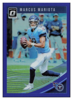 G963 MARCUS MARIOTA 2018 DONRUSS OPTIC BLUE PRIZM /149 TITANS #95 | eBay