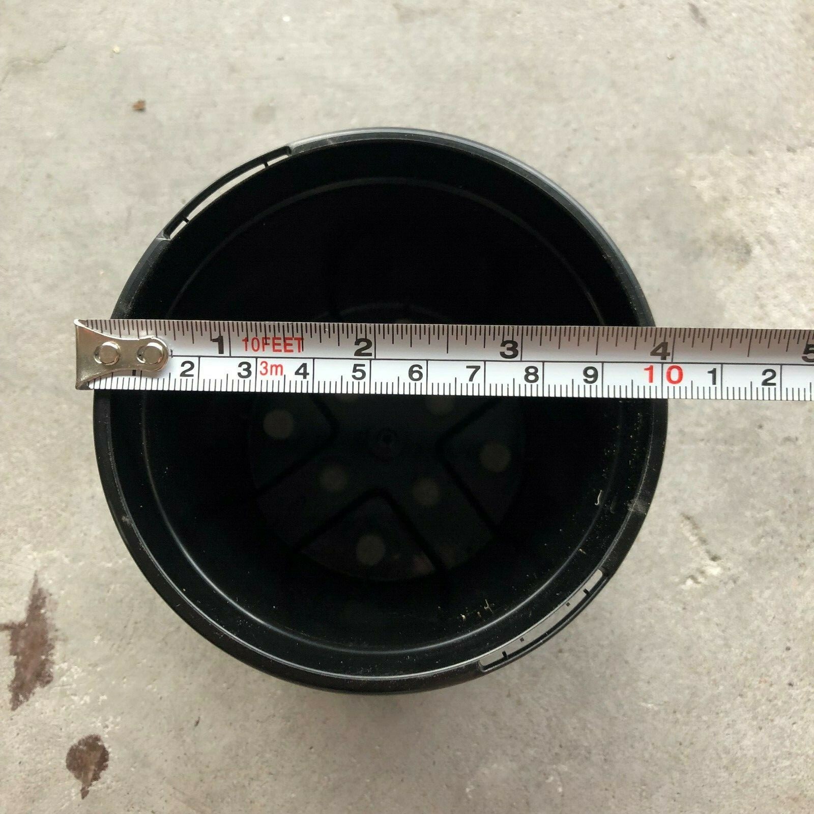 105mm Round Plastic pots NEW * 100 | eBay