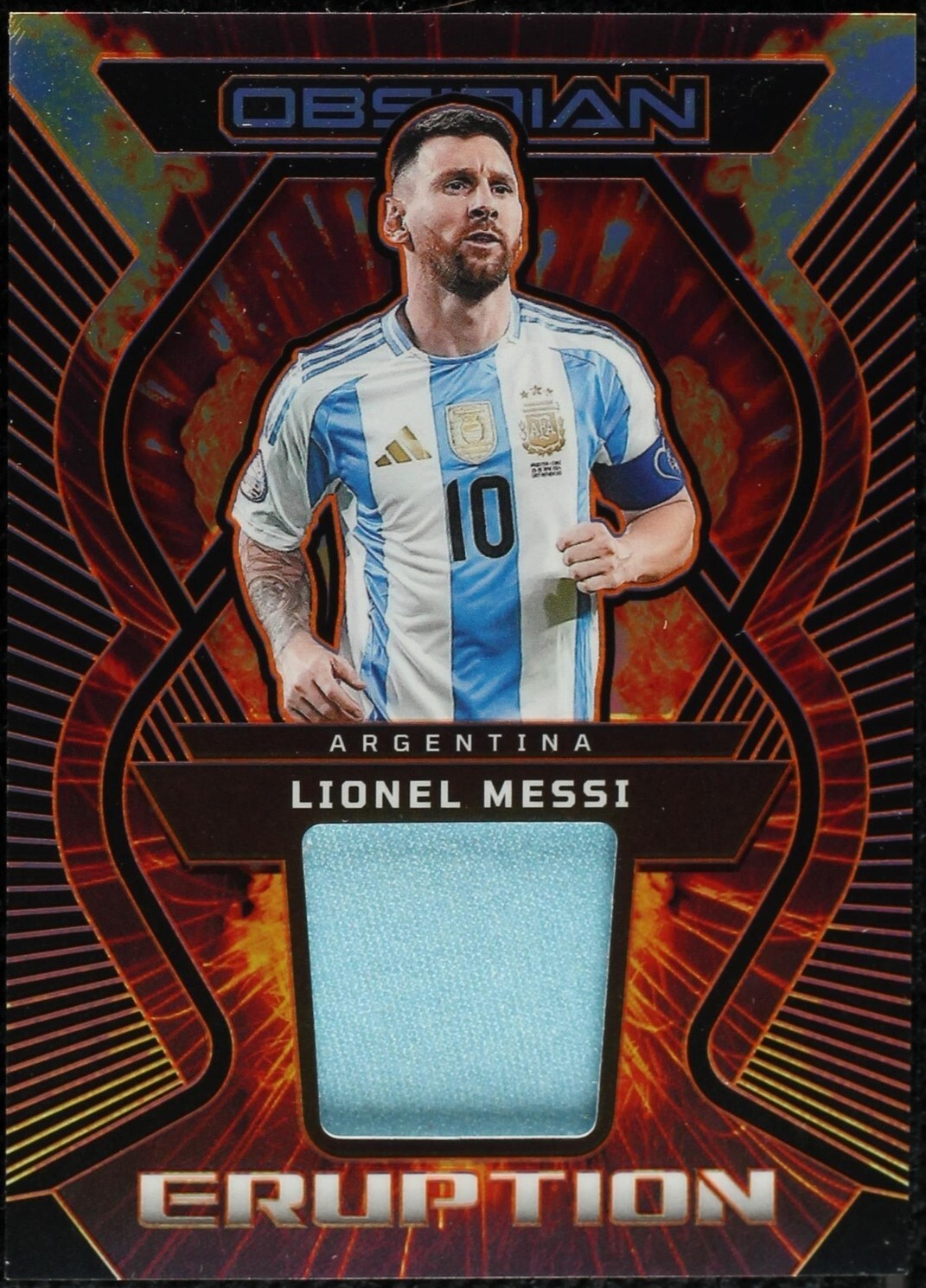 2023-24 Panini Obsidian - Eruption Lionel Messi #ER-LM Electric Etch ...