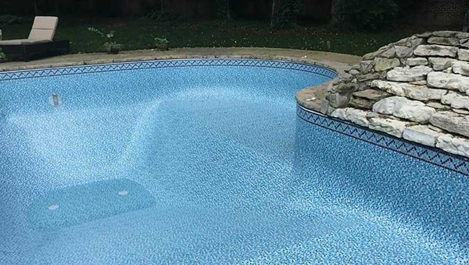 Findlay Oyster Bay Tile 27 Mil Rectangle Swimming Pool Liner (Choose ...